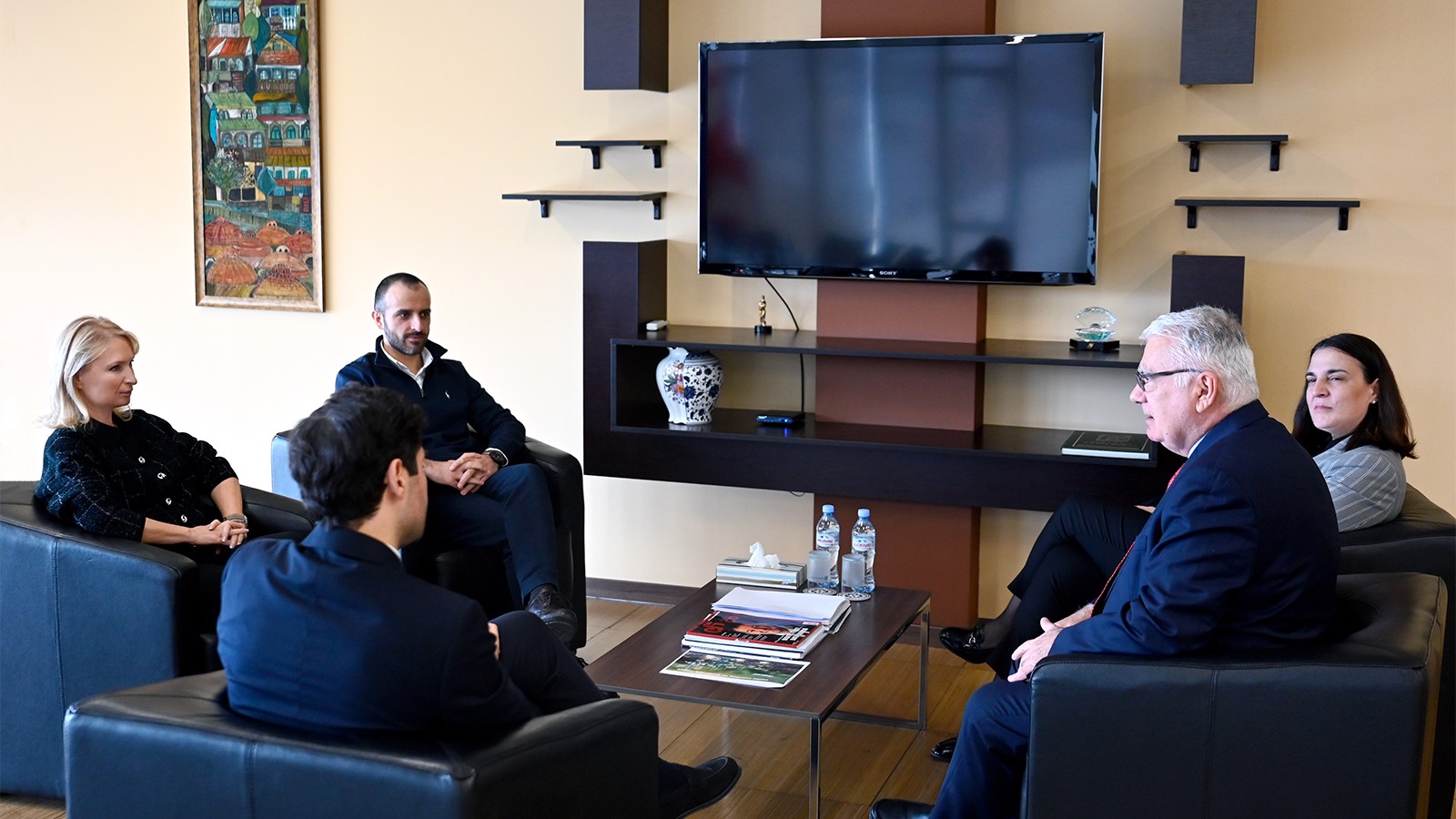 Natia Turnava Meets with MIT Professor Athanasios Orphanides